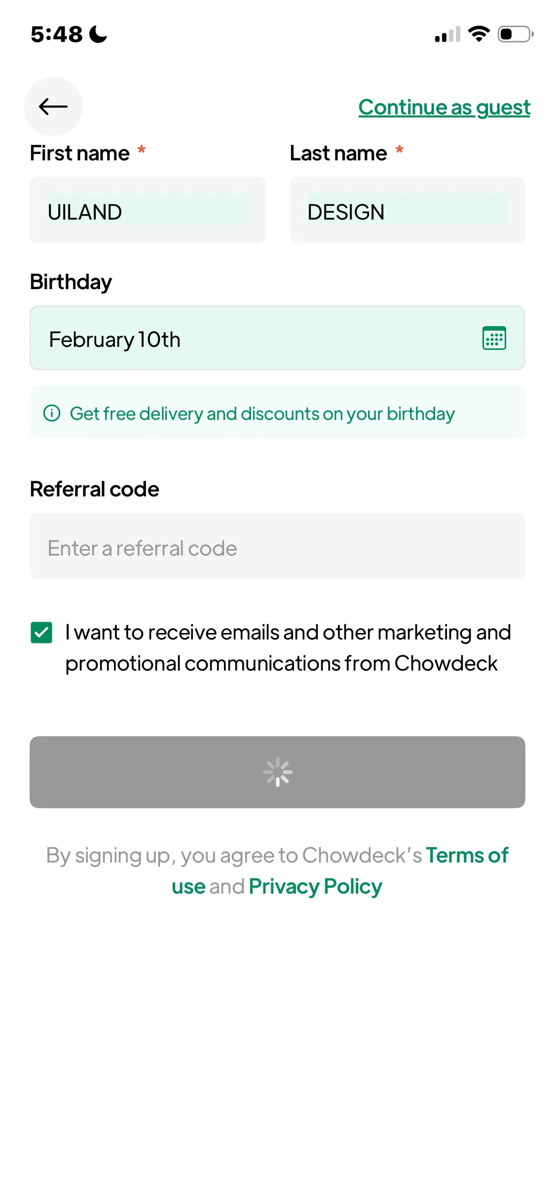 Chowdeck App Screenshots, UI Screens & Design Inspiration | Uiland