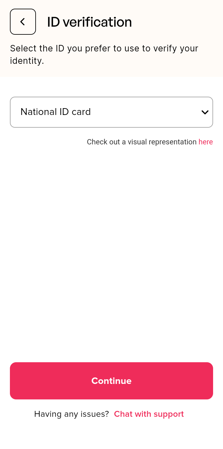 Klasha KYC user flow